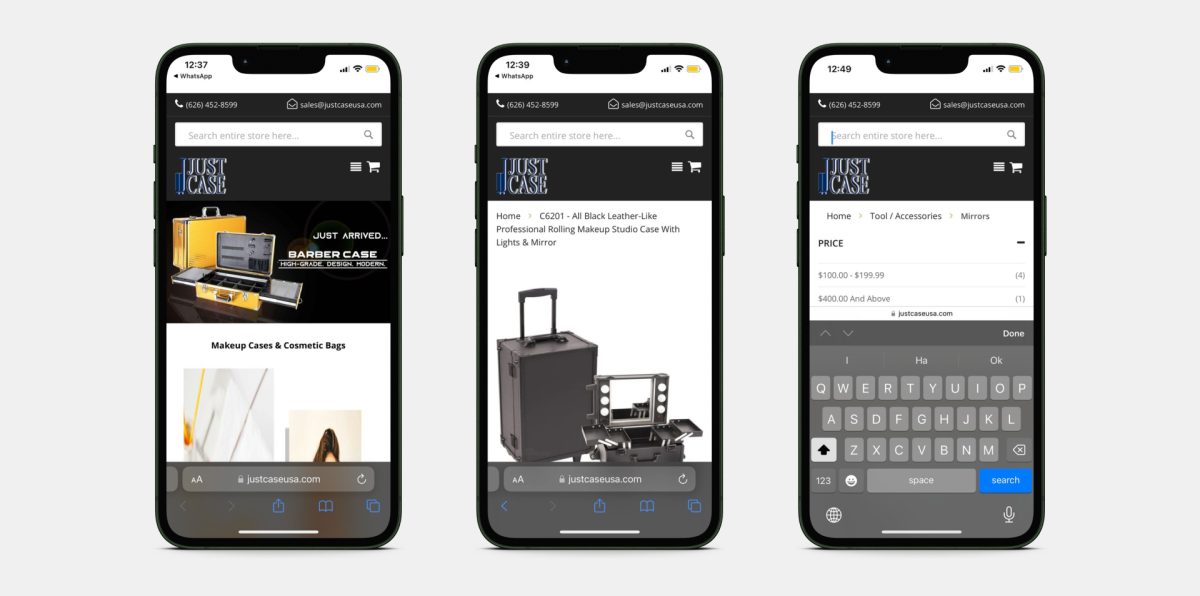 Just Case USA Case Study: Magento 2.4.5 Upgrade, Theme Development